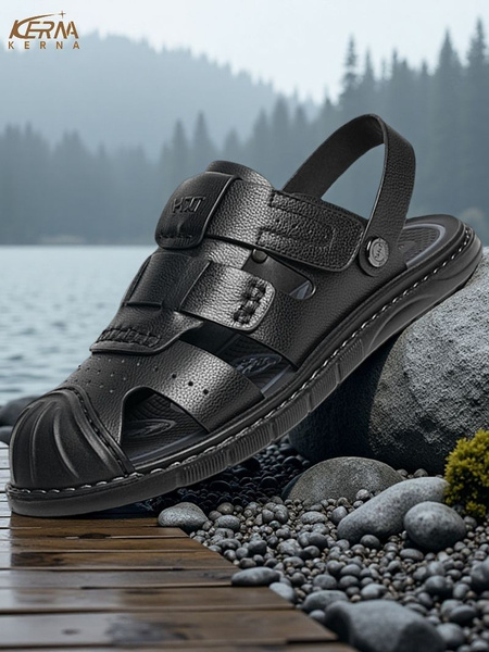 Сандалии Мужской KERNA, размер 43 Воловья кожа Легкая модель D Лето ...