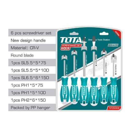 Набор отверток TOTAL THT250606 (6 шт.) купить на OZON по низкой цене ...