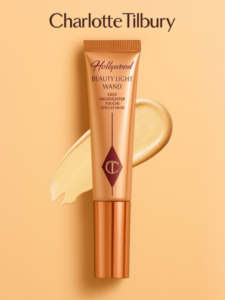 Charlotte Tilbury Beauty Light Wand, Жидкий хайлайтер с эффектом свечения Spotlight, 12 мл ...