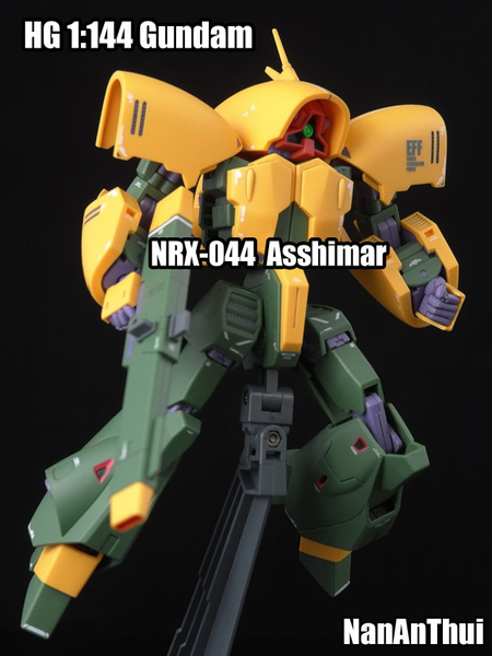Сборная Игрушечная фигурка модель HG 1:144 Gundam NRX-044 Asshimar Высококачественная модель ...