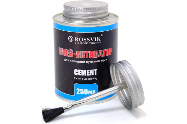 Клей-активатор Rossvik 250 мл, банка с кистью K.025.K.2 купить на OZON по низкой цене (2317933814)