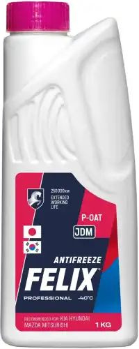 Антифриз FELIX JDM PINK 1 kg готовый розовый до -40 G12++ купить на OZON по низкой цене (2345790868)