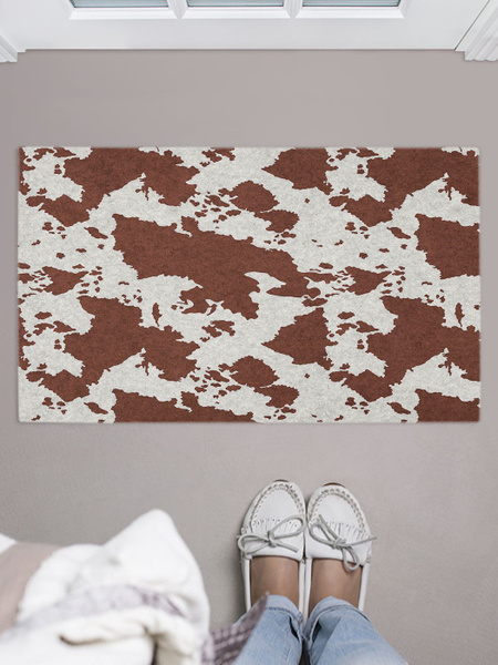 Коврик придверный JoyArty коты, собаки, домашние питомцы, кошки, джек рассел, ролики, собака ...