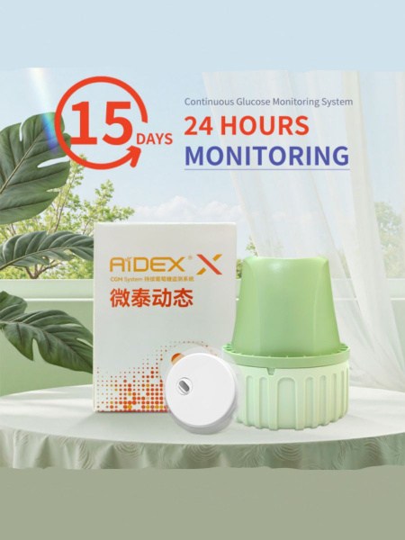 AIDEX-X (Linx)Непрерывный Глюкометр Мониторинга Жидкости в Крови CGM ...