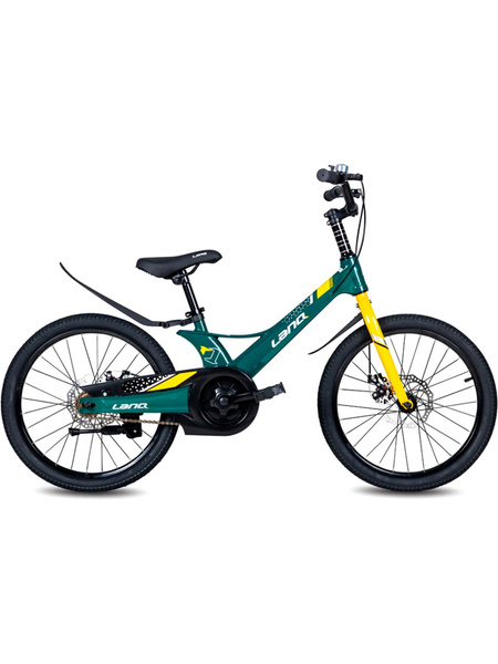 Велосипед городской LANQ HUNTER WLN2050 20" (2025) Green-Yellow для ...