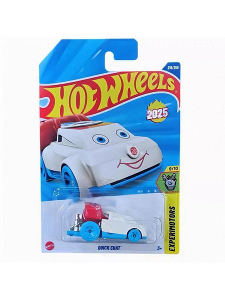 Машинка Mattel Hot Wheels 2025L C4982 QUICK CHAT White Experimotors ...