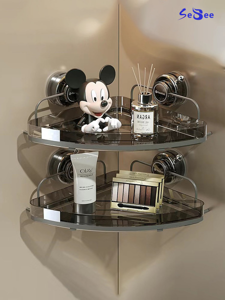 SeBee Полка для ванной комнаты Угловая 2 ярусная, 2 шт купить на OZON по низкой цене (2493477257)