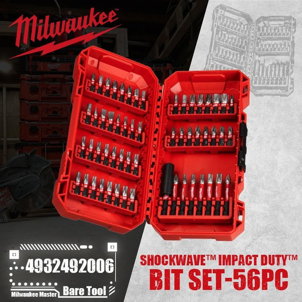 Milwaukee 4932492006 Набор ударных бит SHOCKWAVE 56 ПК Аксессуары для ...