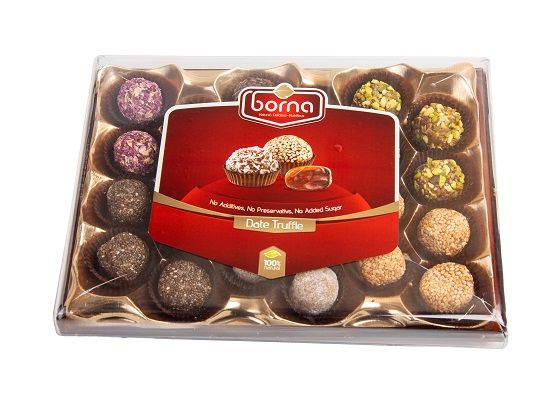 Финиковые трюфели BORNA ассорти, без сахара 400г купить на OZON по ...