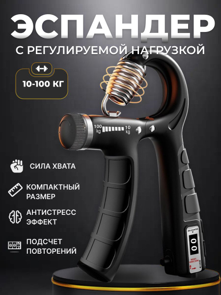 Эспандер Кистевой TimRam, max нагрузка 100 кг купить c доставкой на OZON по низкой цене (1821988460)