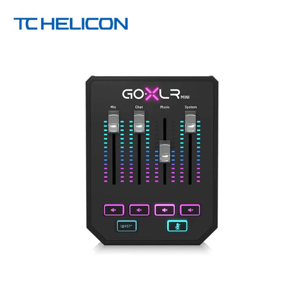 TC-Helicon GO XLR MINI USB-аудиоинтерфейс/микшер для онлайн-трансляции ...