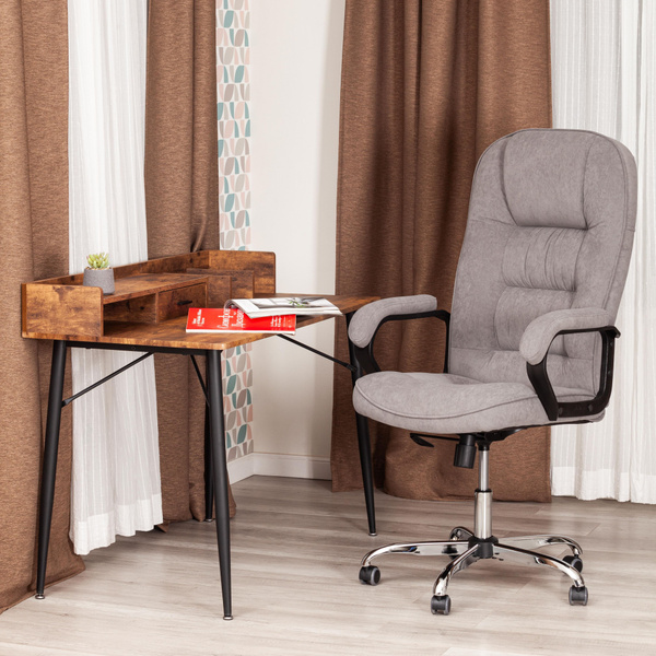 Компьютерное офисное кресло TetChair CH9944, флок, серый купить на OZON по низкой цене (1408058392)