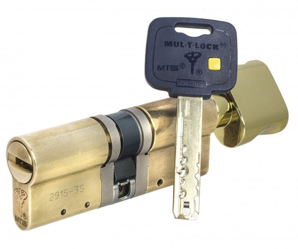 Цилиндр замка Mul-T-Lock (Мультилок) MT5+ ключ-вертушка 71мм (38х33 ...
