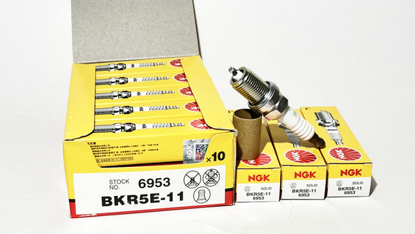 Свечи зажигания NGK BKR5E-11, (4шт) 6953 Для Mazda 3 L200 Хендай Акцент ...