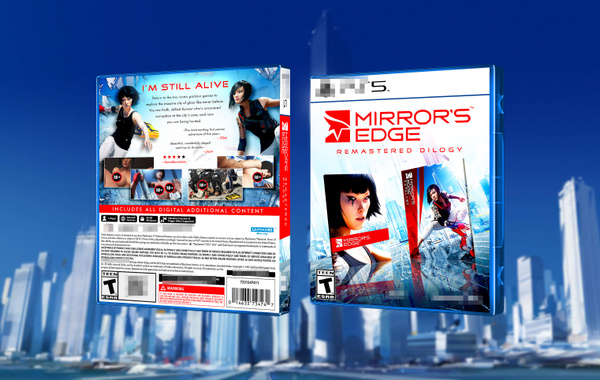 Mirrors Edge Remastered Dilogy / Эксклюзивная Обложка для Кейса PS5 ...