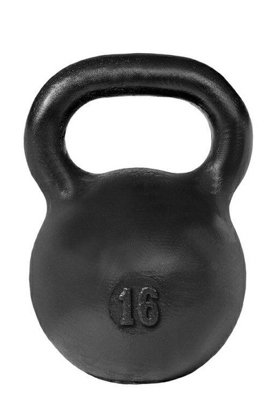 Характеристики Гиря чугунная 16 кг любительская TITAN Barbell подробное ...