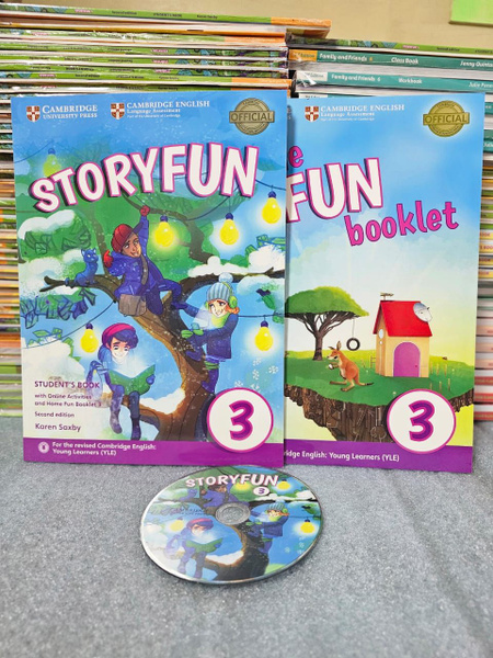 Storyfun 3 Student's book + Home Fun Booklet +CD Саксби Карен, Оуэн ...