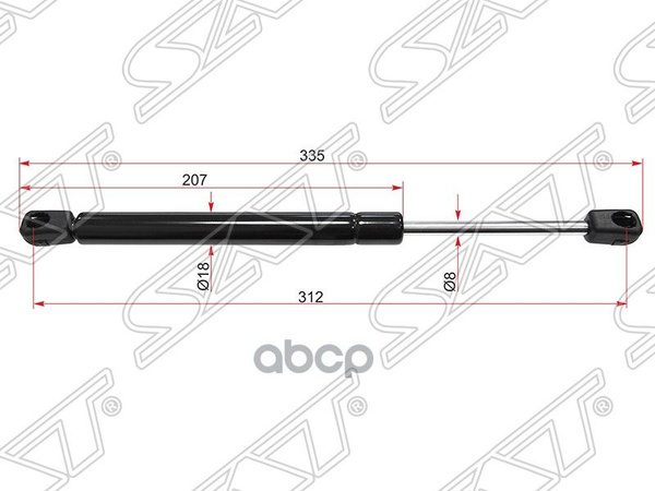 Амортизатор Крышки Багажника Nissan Primera P11 96-01 (Sed) - SAT арт ...