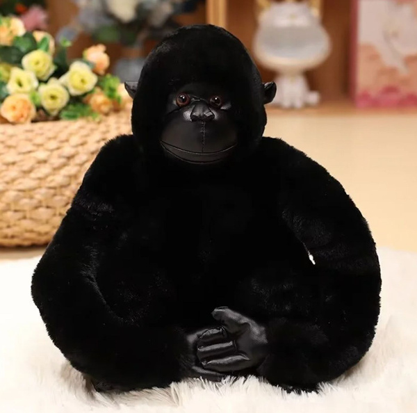 Мягкая игрушка горилла черная - купить с доставкой по выгодным ценам в ...