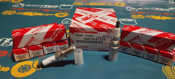 Комплект свечей зажигания Toyota 9091901230 - купить по выгодным ценам ...