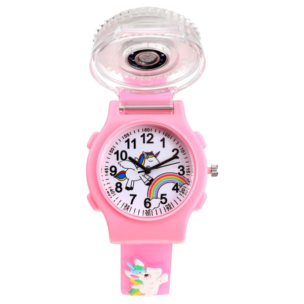 Часы наручные детские, "Единорог", d-3,5 см, ремешок силикон l-21,5 см ...
