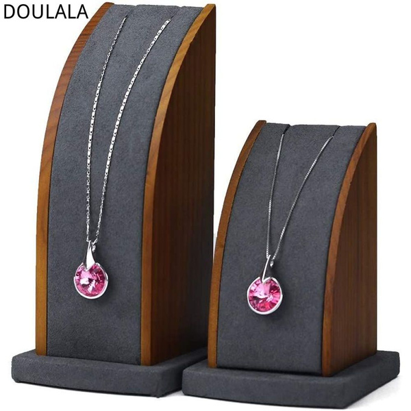 DOULALA Подставка На Длинной Цепочке Из Цельного Дерева, Изысканный Декоративный Реквизит, 2шт ...