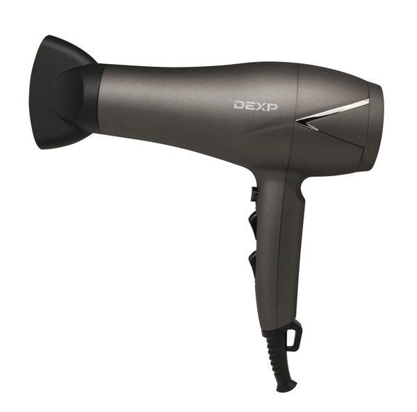 DEXP Фен для волос BA-2000DC 2000 Вт, скоростей 2, кол-во насадок 2, серебристый купить на OZON ...