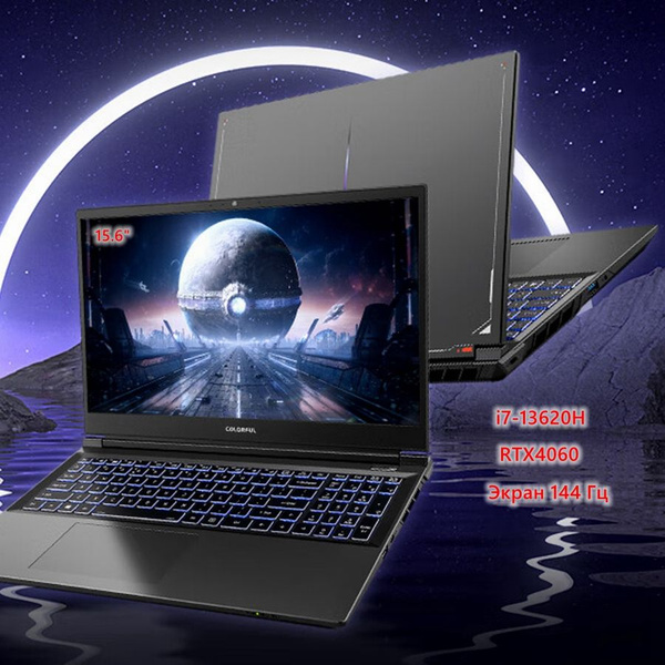 Ноутбук Colorful P15 24 i7-13620H-11, серый купить по низкой цене ...