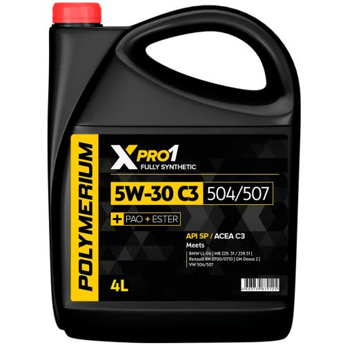 Масло моторное POLYMERIUM Xpro1 C3 504/507 5W-30 Синтетическое 4 л ...