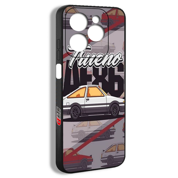 чехол для смартфона Подходит для Tecno Spark 20 Инициал Ди Проект Ди аниме Ae86 Эстетика Pya23