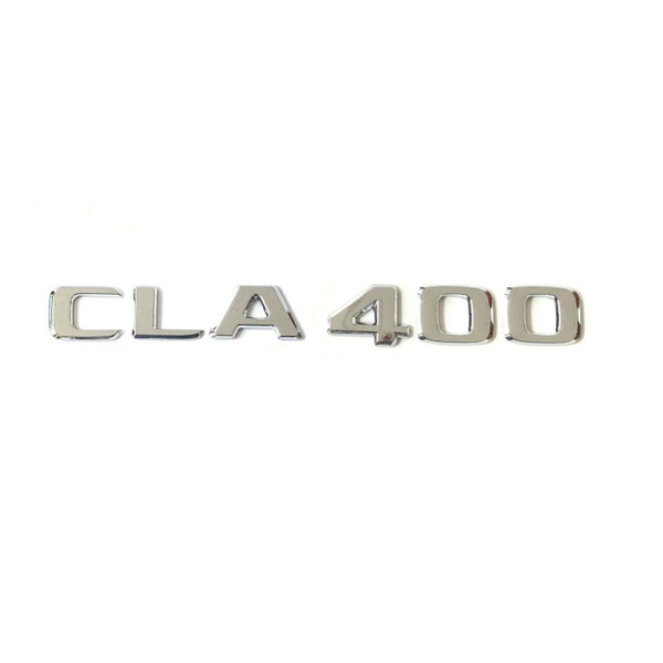 Шильдик на багажник CLA400 хром шрифт 2017+ для Mercedes - купить по ...