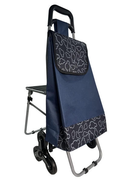 Характеристики Сумка тележка на колесах хозяйственная с откидным ...