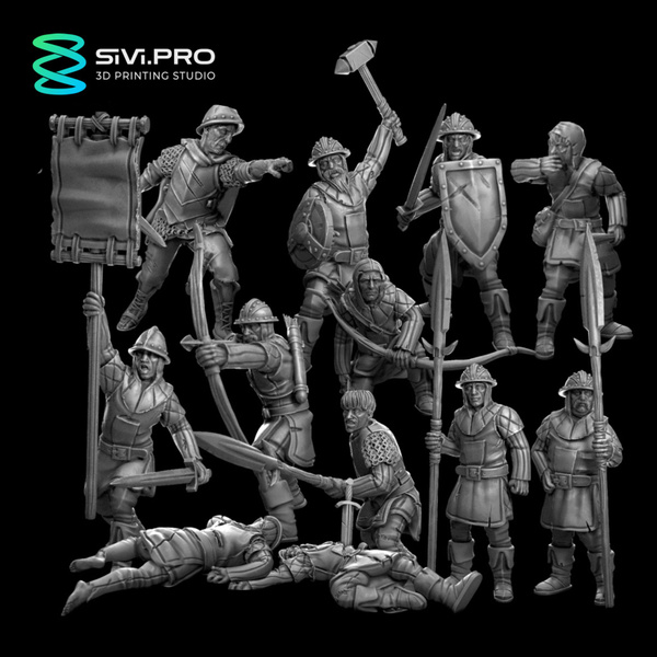 Вопросы и ответы о Набор миниатюр для настольных игр ДнД (DnD, Pathfinder) Городская стража ...