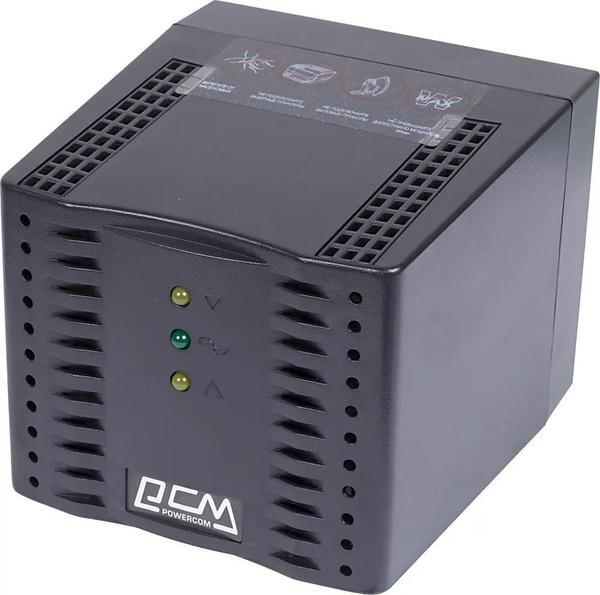 Стабилизатор напряжения POWERCOM TCA-2000 черный tca-2000 black купить по низкой цене с ...