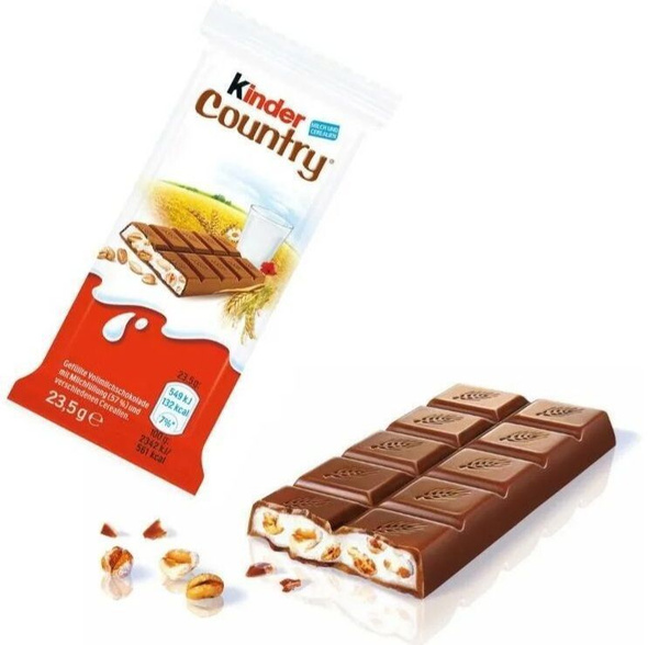 Kinder Подарочный набор Шоколадный батончик Kinder Chocolate Country ...