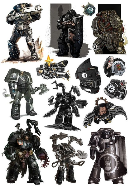 Наклейки Вархаммер / Warhammer 40000 - Железные Руки стикеры купить на ...