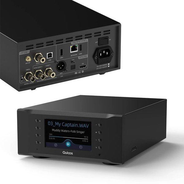 Сетевой проигрыватель QULOOS QA662 W, USB, Оптический аудио (Toslink ...