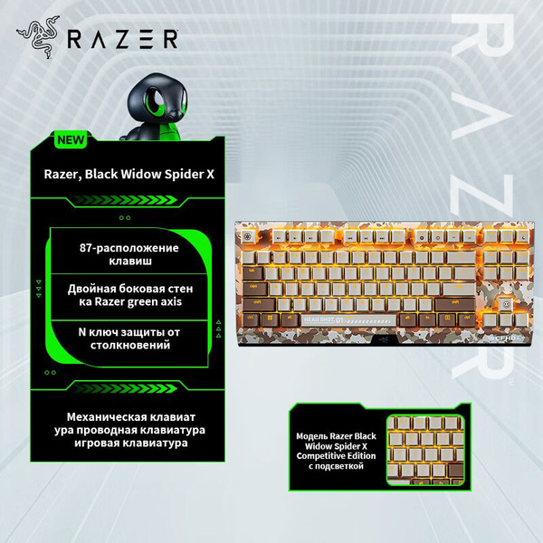 Механическая клавиатура Razer RZ03 купить по низкой цене: отзывы, фото ...