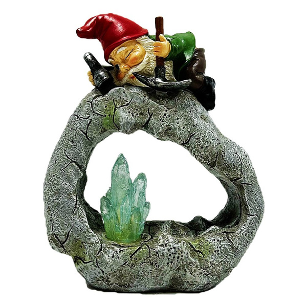 Декоративные светильники садовые статуи на солнечных батареях Сова На газон купить по низкой