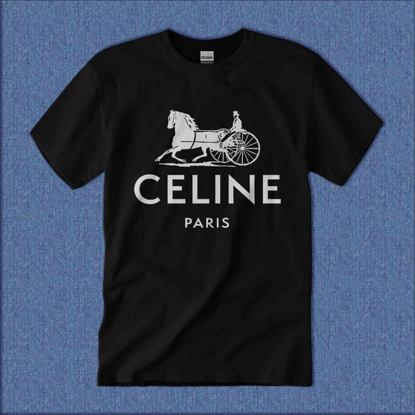 Футболка CELINE, размер 50, цвет черный - купить по выгодной цене в ...