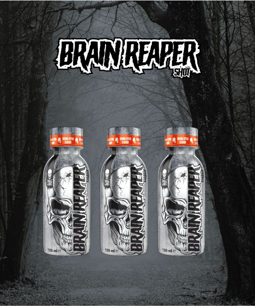 Предтренировочный комплекс Brain Reaper Shot 120 мл 3 штуки - купить с ...