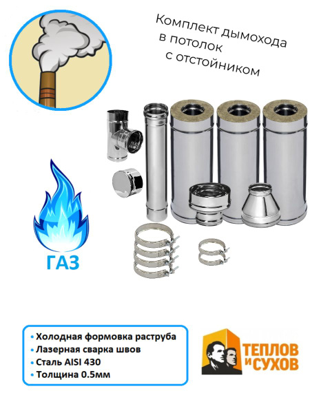 Комплект дымохода Теплов и Сухов - купить по выгодной цене в интернет ...