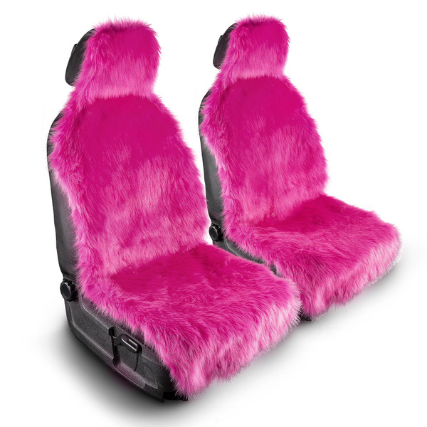 Меховые чехлы с открытыми боками в салон автомобиля с подголовниками на ...