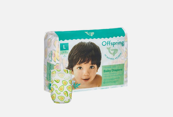 Подгузники / Offspring, 9-13 кг, авокадо / 36мл - купить с доставкой по ...