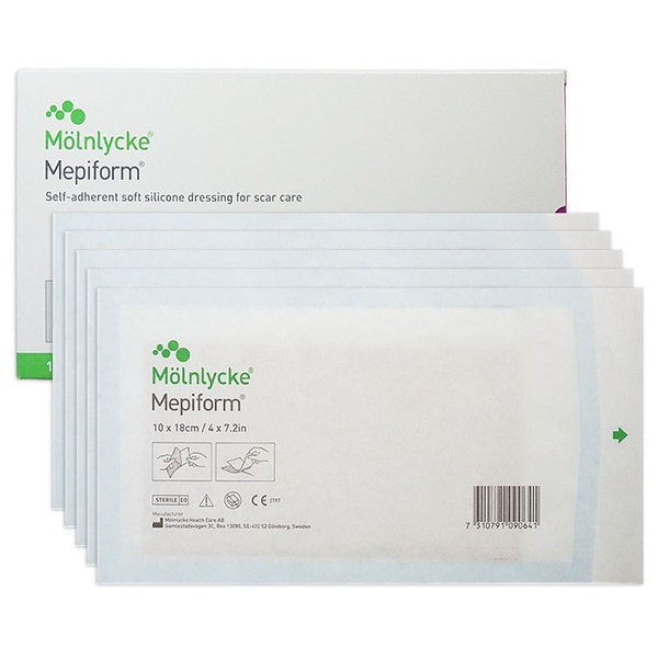 Mepiform Мепиформ силиконовая повязка пластырь от рубцов и шрамов 1 шт ...