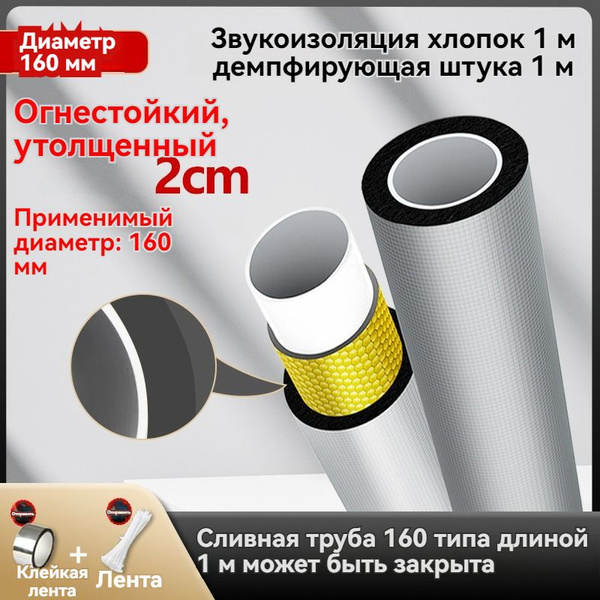 Шумоизоляция для канализационных труб по низкой цене с доставкой в ...