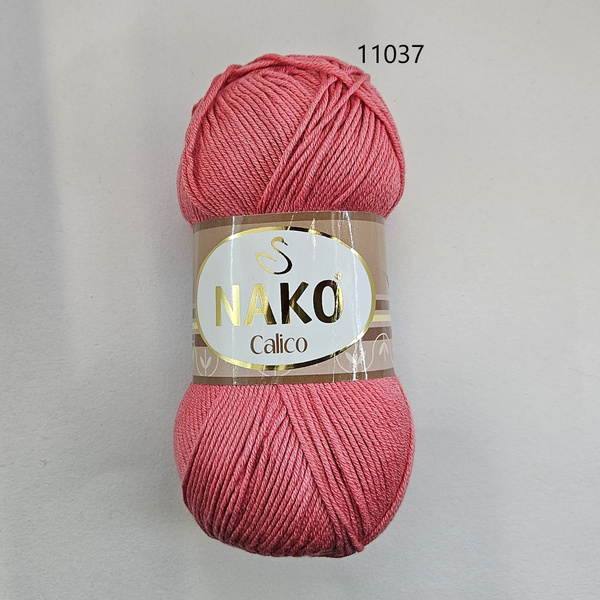 Пряжа Nako Calico (Нако Калико ), цвет-11037, Коралл - 1 моток - купить ...