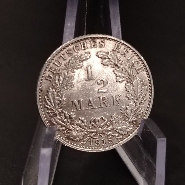 Монета 1/2 марки 1915 год "Е", Германия - купить в интернет-магазине OZON с быстрой доставкой ...