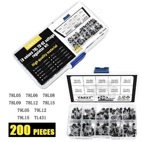 10 значений комплекта регуляторов напряжения на триодном транзисторе TO ...