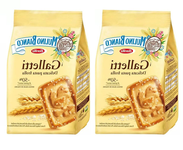 Печенье Mulino Bianco Galletti сахарное, 2 шт по 350 г - купить с ...